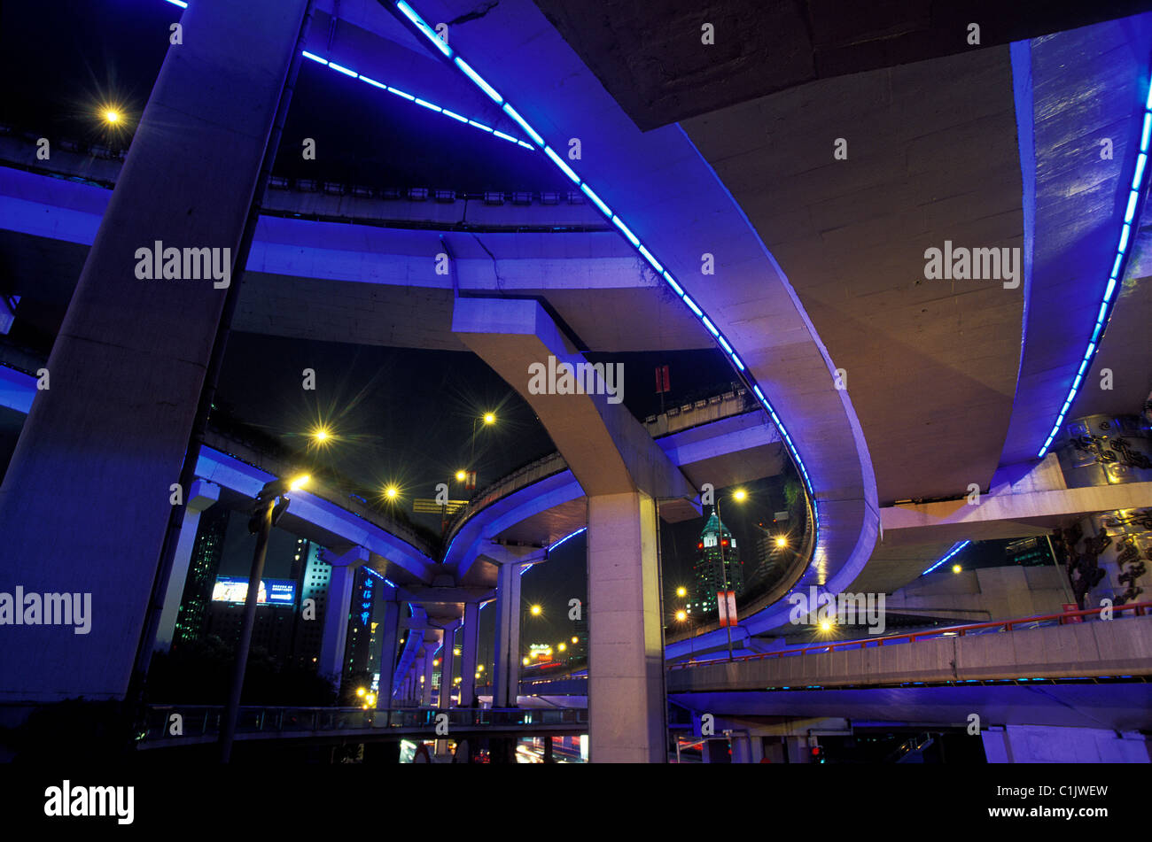 China, Shanghai, highway Stock Photo - Alamy