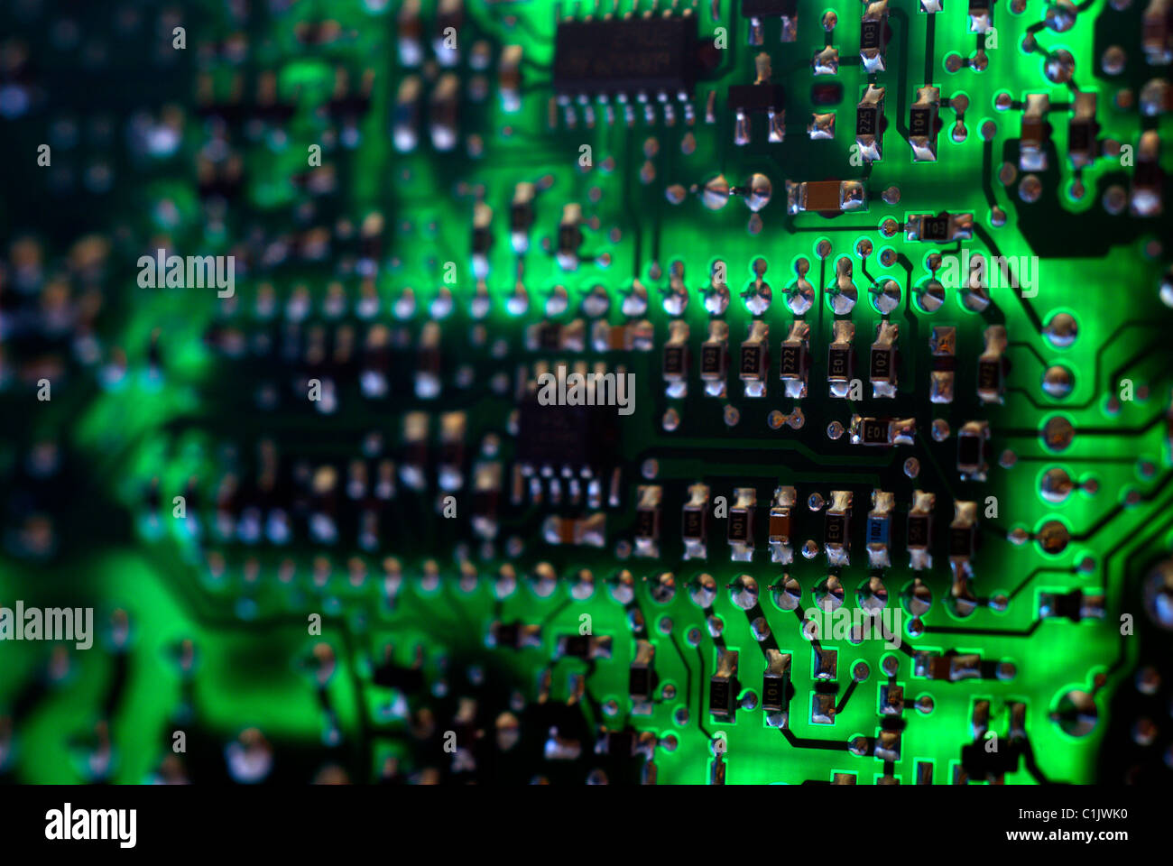 Circuit board detail Stock Photo - Alamy