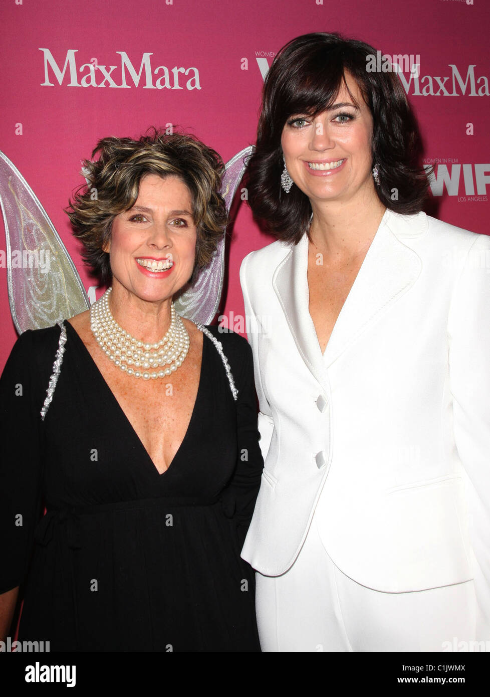 Lonnie Lardner, President Jane Fleming The Women in Film Crystal and ...