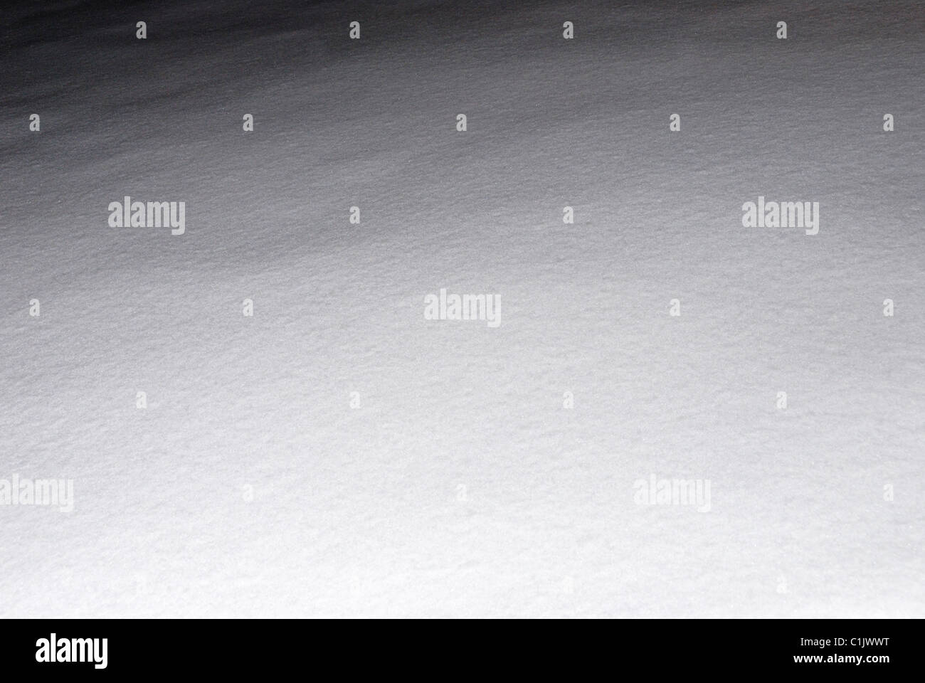 Snow lit with flash Stock Photo - Alamy
