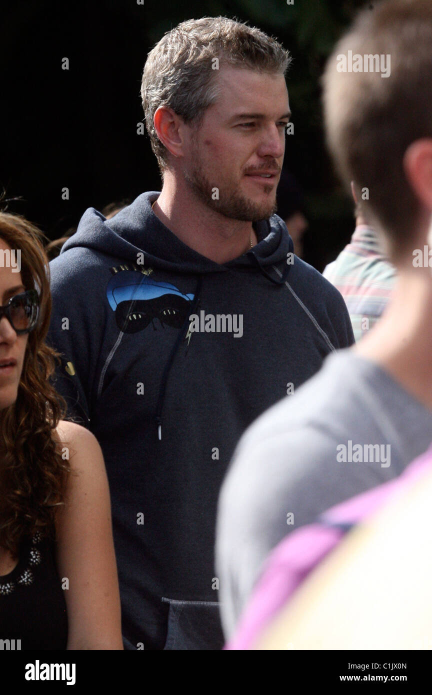 Eric Dane arrives for the first game of the NBA National Championship ...