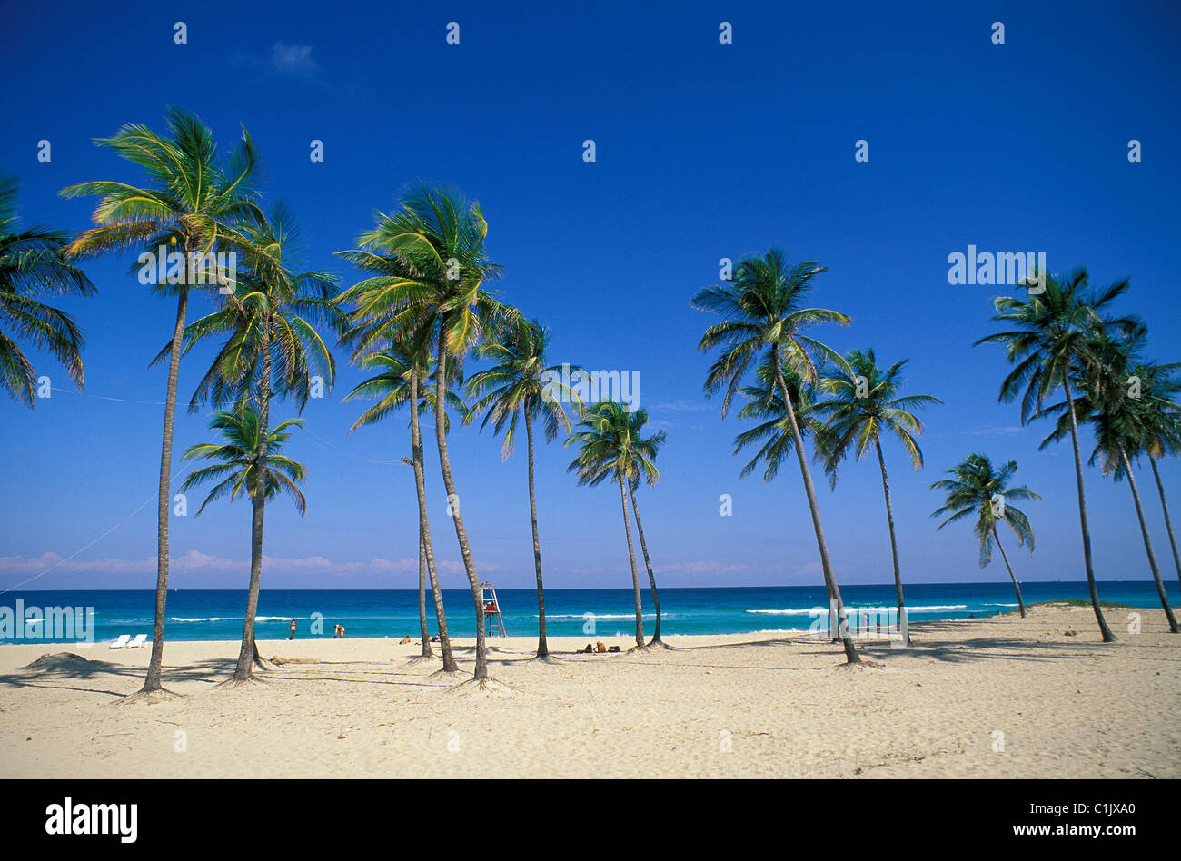Cuba, Santa Maria Del Mar beach, Havana eastern beach Stock Photo - Alamy