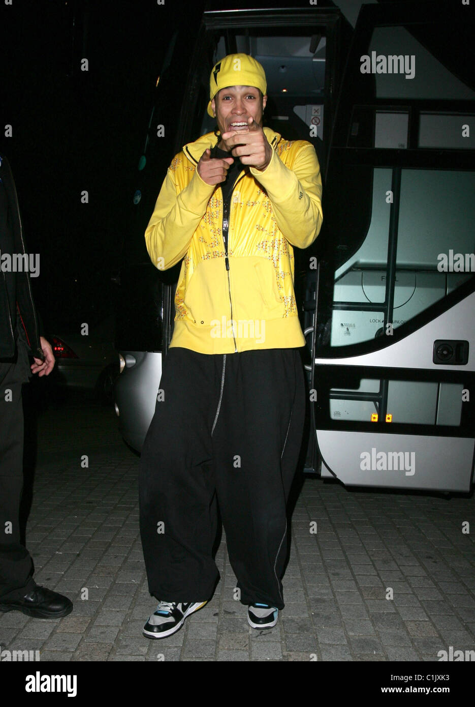 Members of Flawless arrive at a hotel as the 'Britian's Got Talent ...