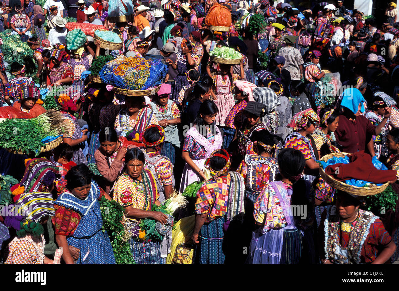 Guatemala, Western Cordillera, Quetzaltenango Department, Almolonga ...