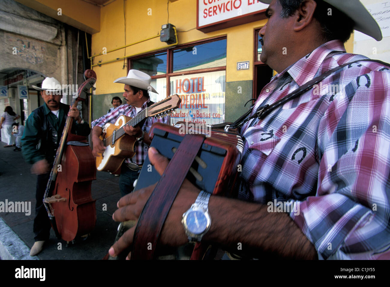 Mexico, Baja California State, Tijuana, mariachis Stock Photo - Alamy