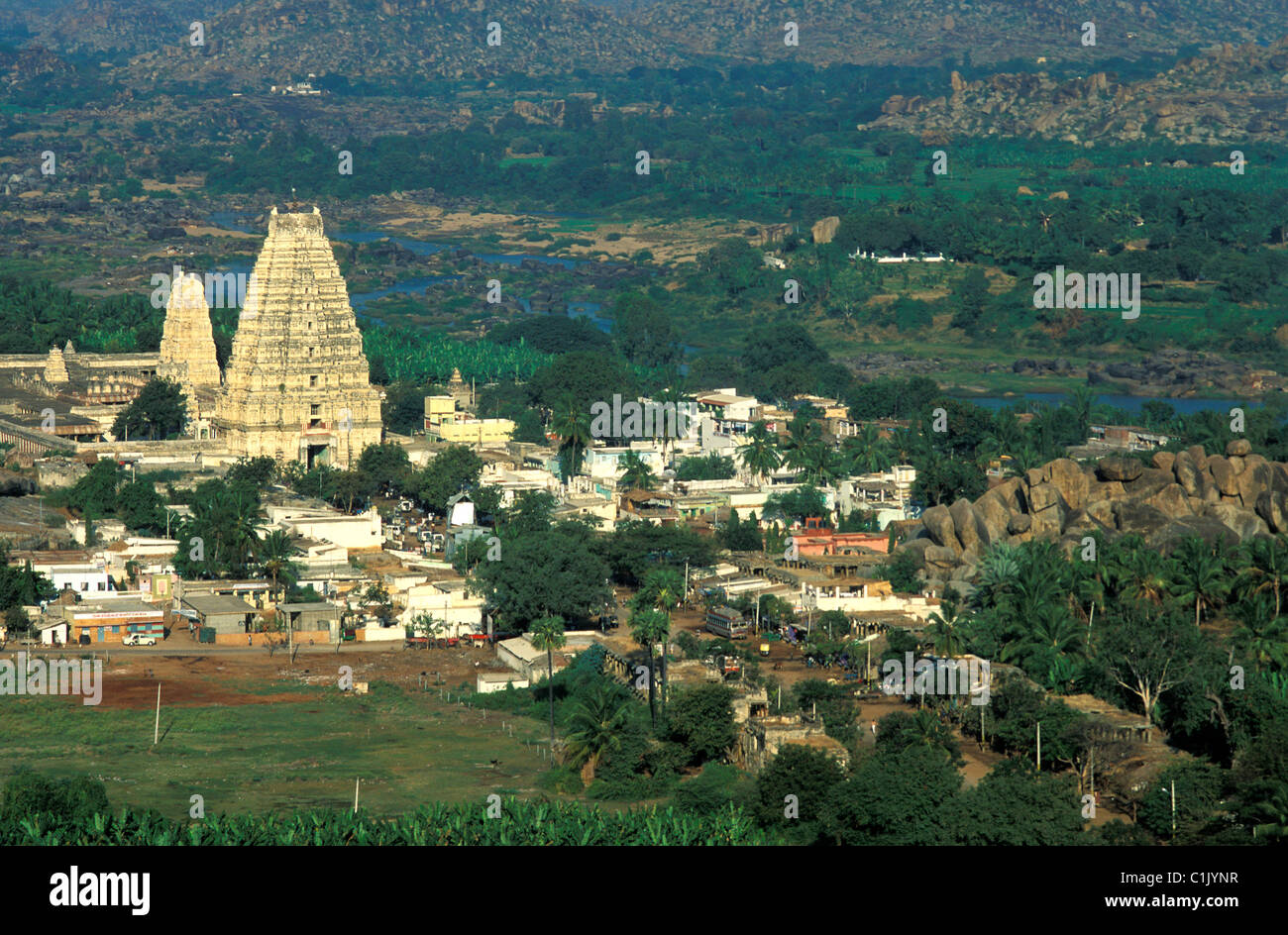 India, Karnâtaka, Hampi village Stock Photo - Alamy