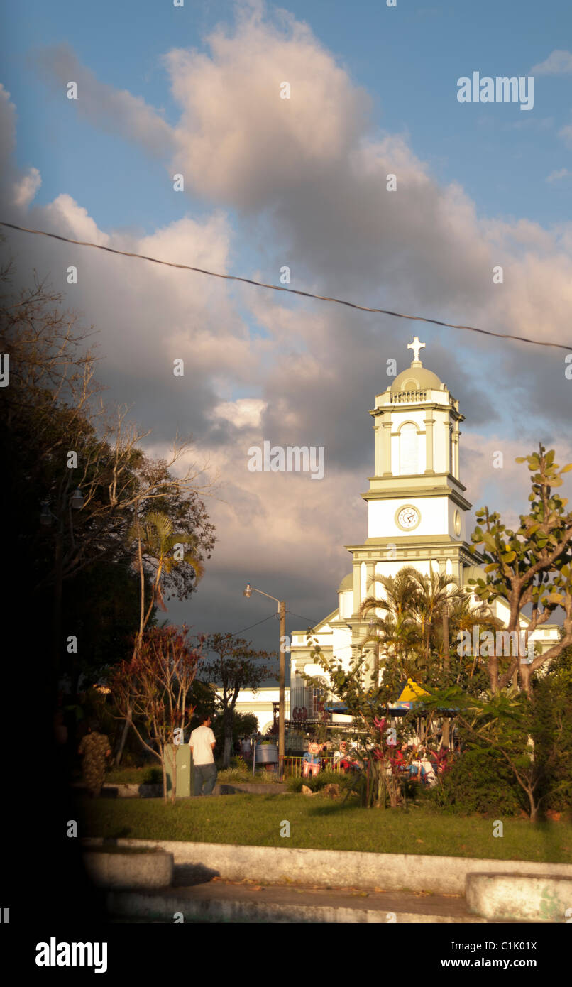 Village Church Costa Rica Stock Photo - Alamy
