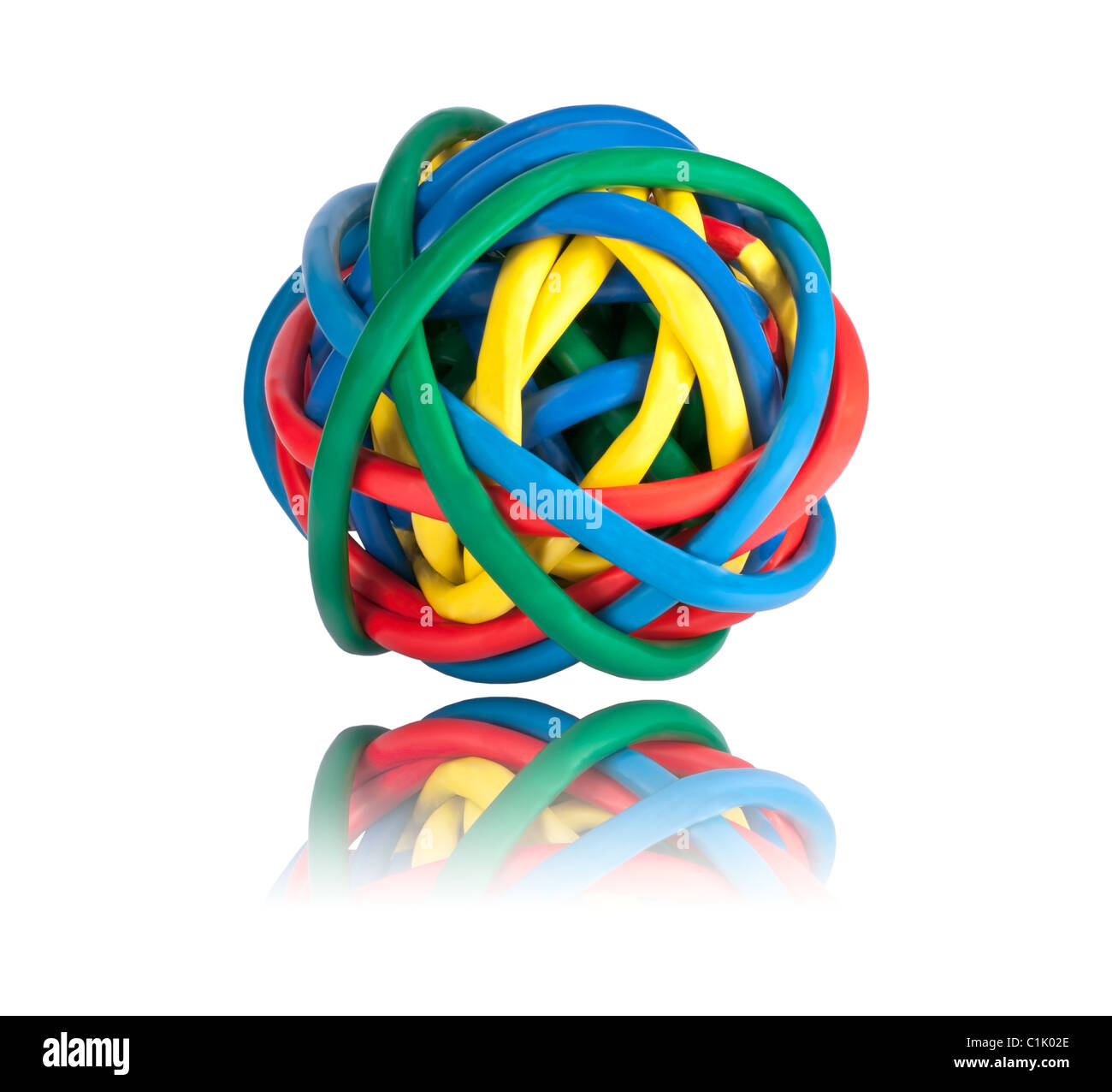 Network switch ethernet cables Cut Out Stock Images & Pictures - Alamy