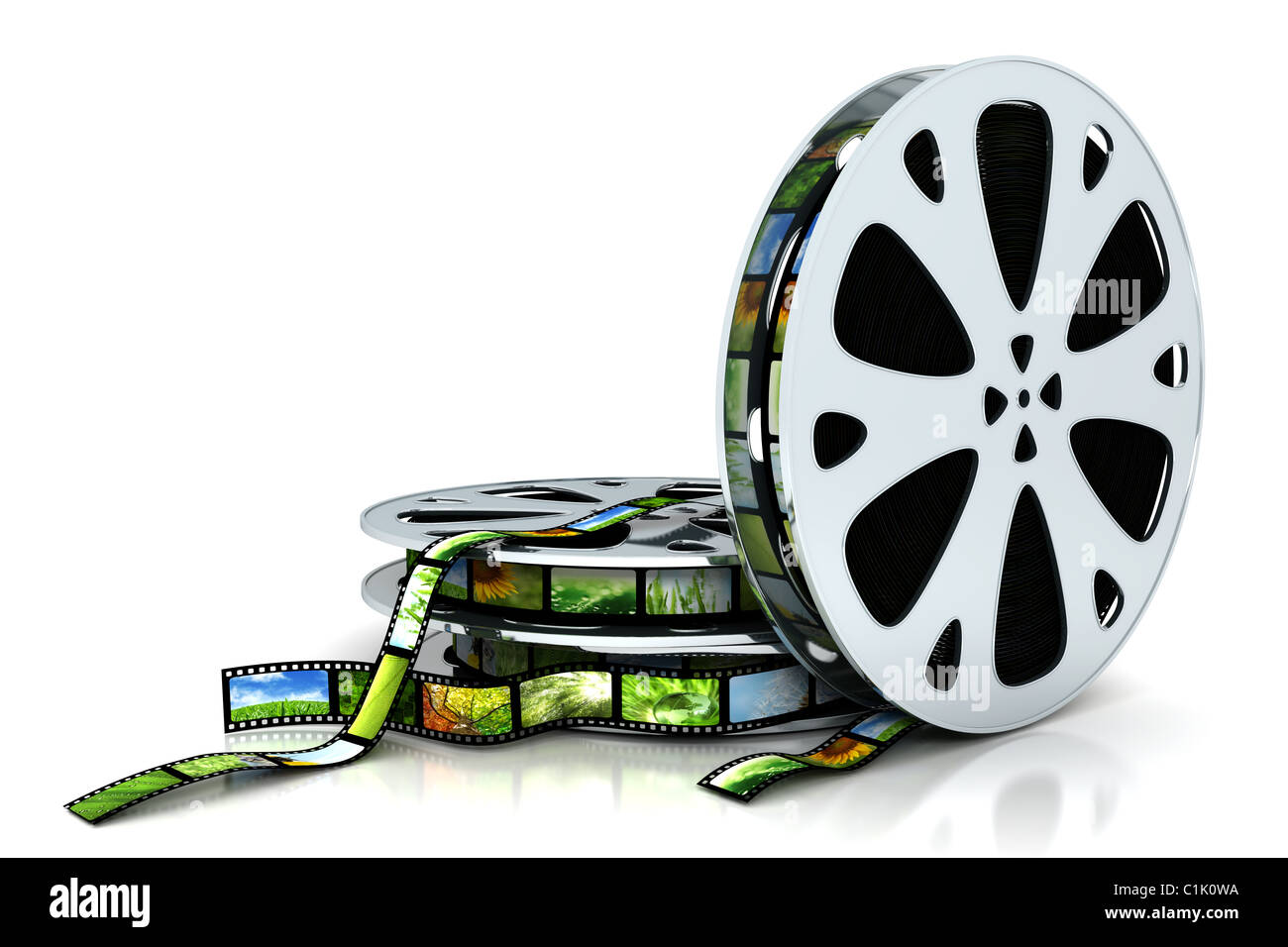 Film with images Stock Photo - Alamy