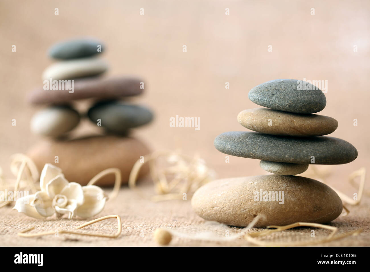 Smooth round rocks hi-res stock photography and images - Alamy