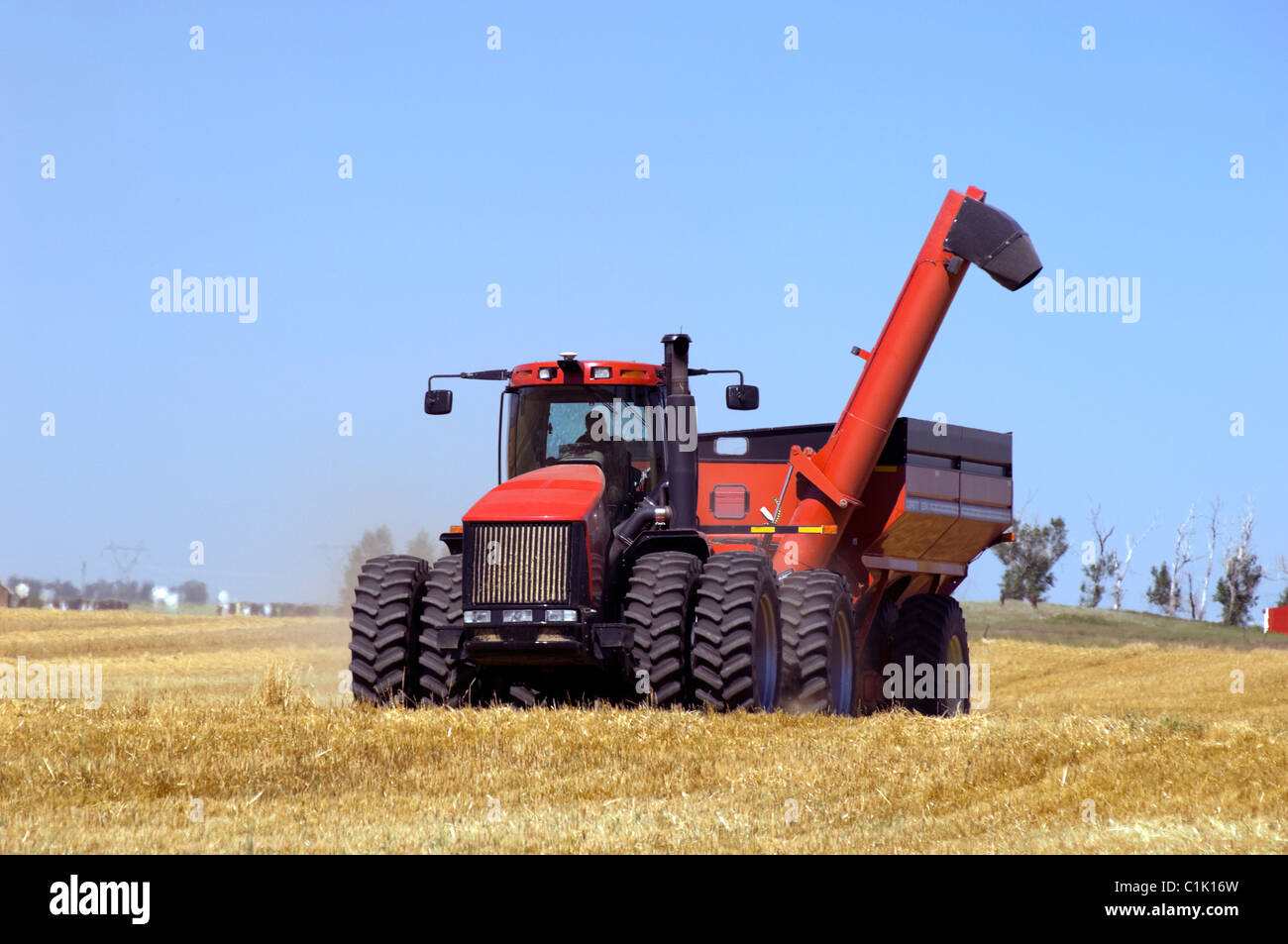 Tractor In Field Canada High Resolution Stock Photography and Images ...