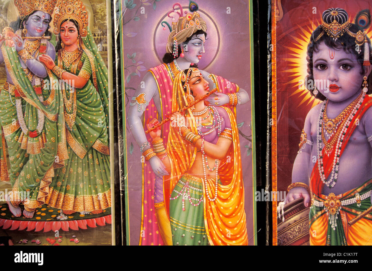 Northern India, holy pictures Stock Photo - Alamy