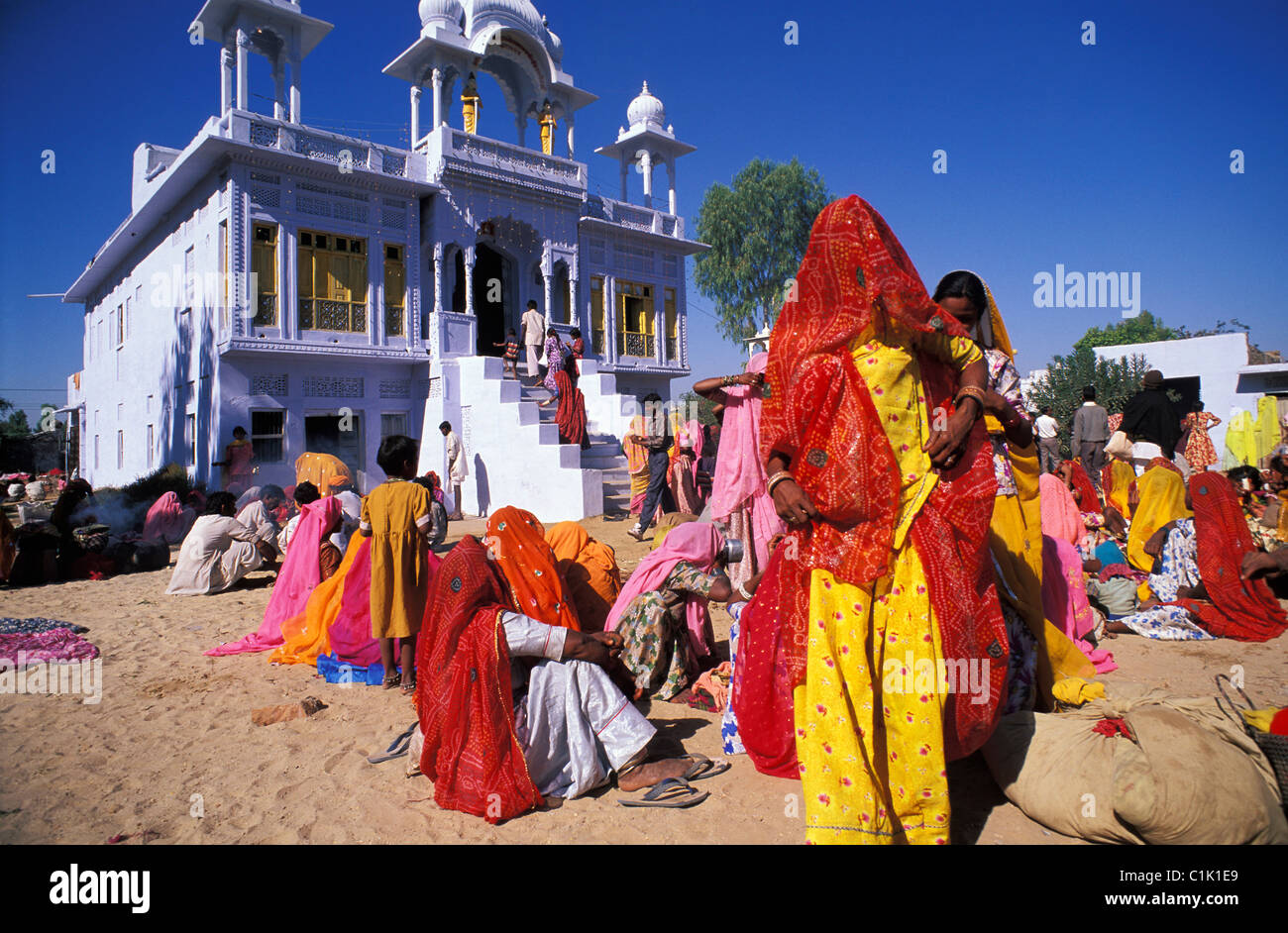 India, Rajasthan State, Pushkar, November Full Moon fair Stock Photo ...