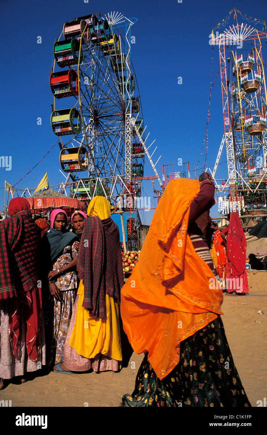 India, Rajasthan State, Pushkar, November Full Moon fair Stock Photo ...