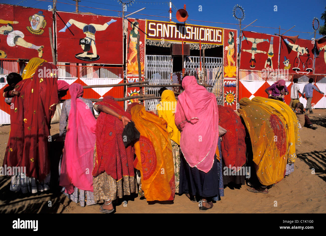 India, Rajasthan State, Pushkar, November Full Moon fair Stock Photo ...