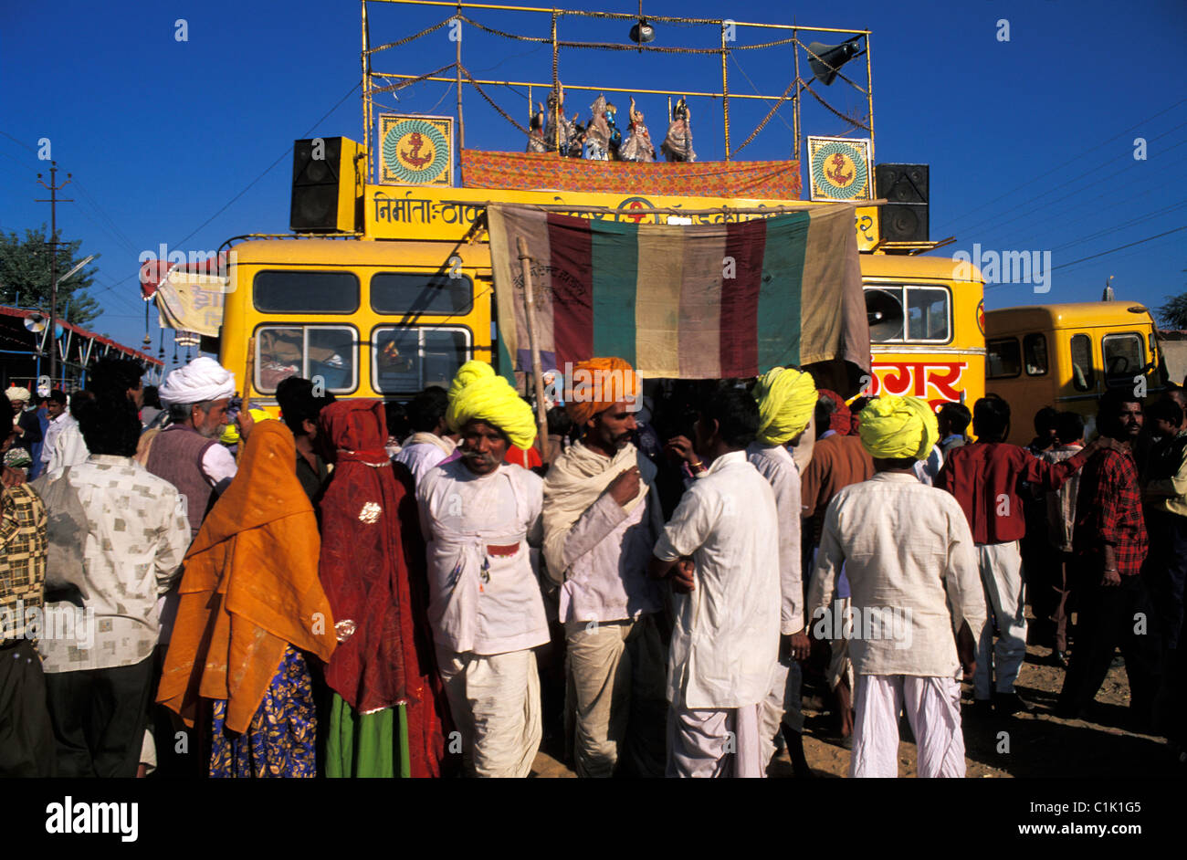India, Rajasthan State, Pushkar, November Full Moon fair Stock Photo ...