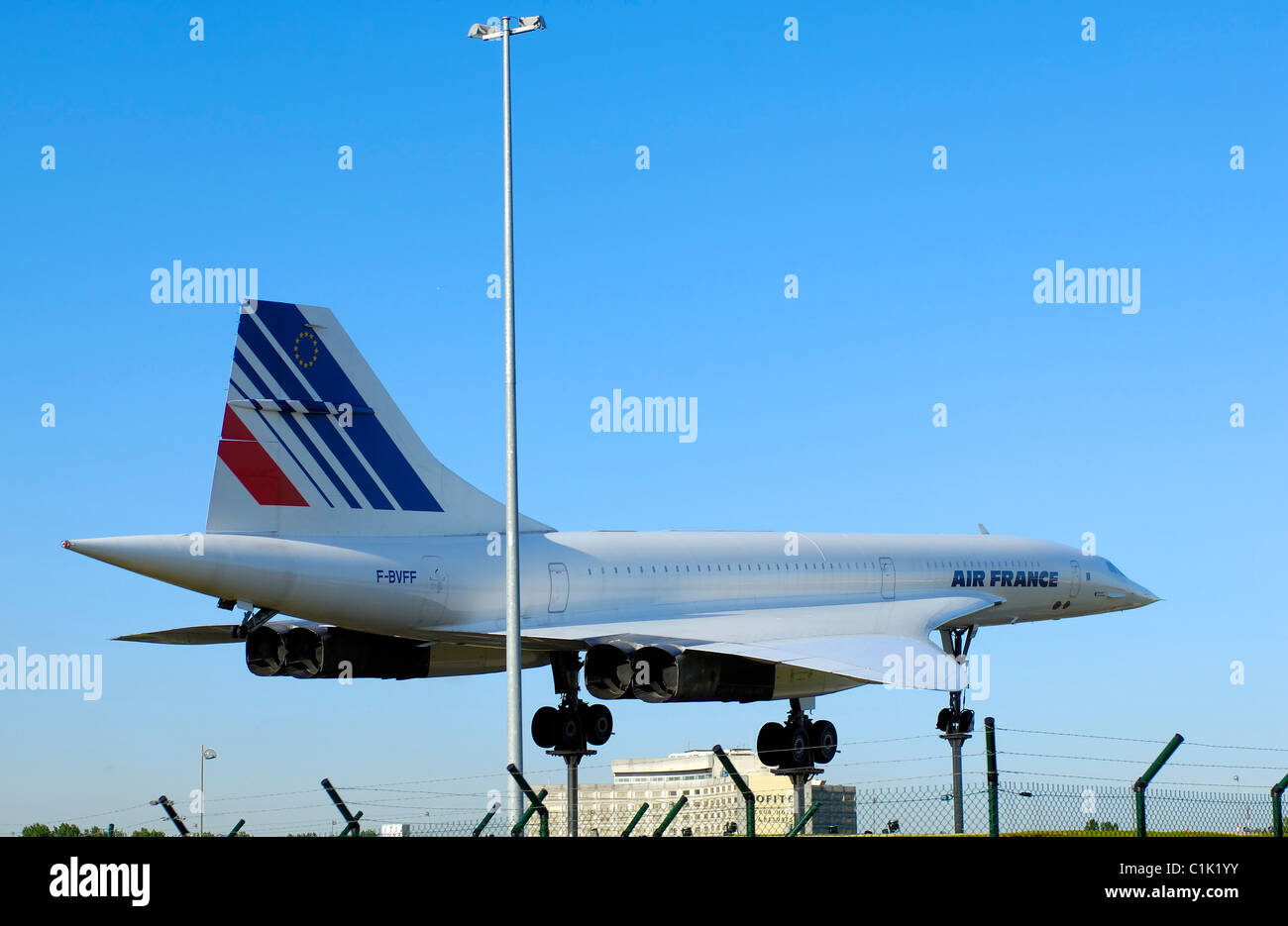 France, Val d'Oise, Roissy airport, concorde airplane Stock Photo - Alamy