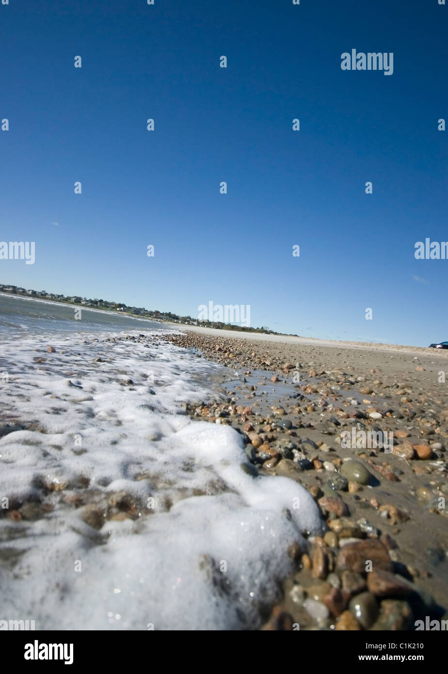 The shoreline as seen from a sand piper's perspective Stock Photo - Alamy