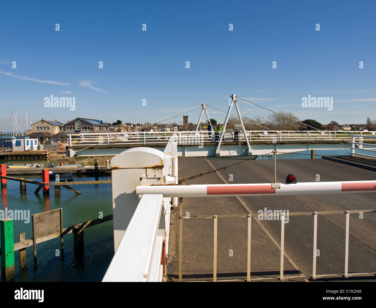 Open swing bridge hi-res stock photography and images - Alamy
