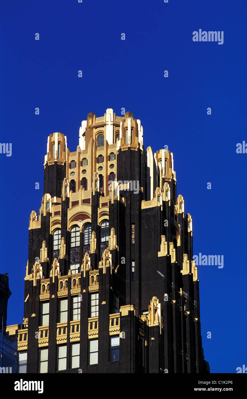 United States, New York City, Manhattan, American standard building ...