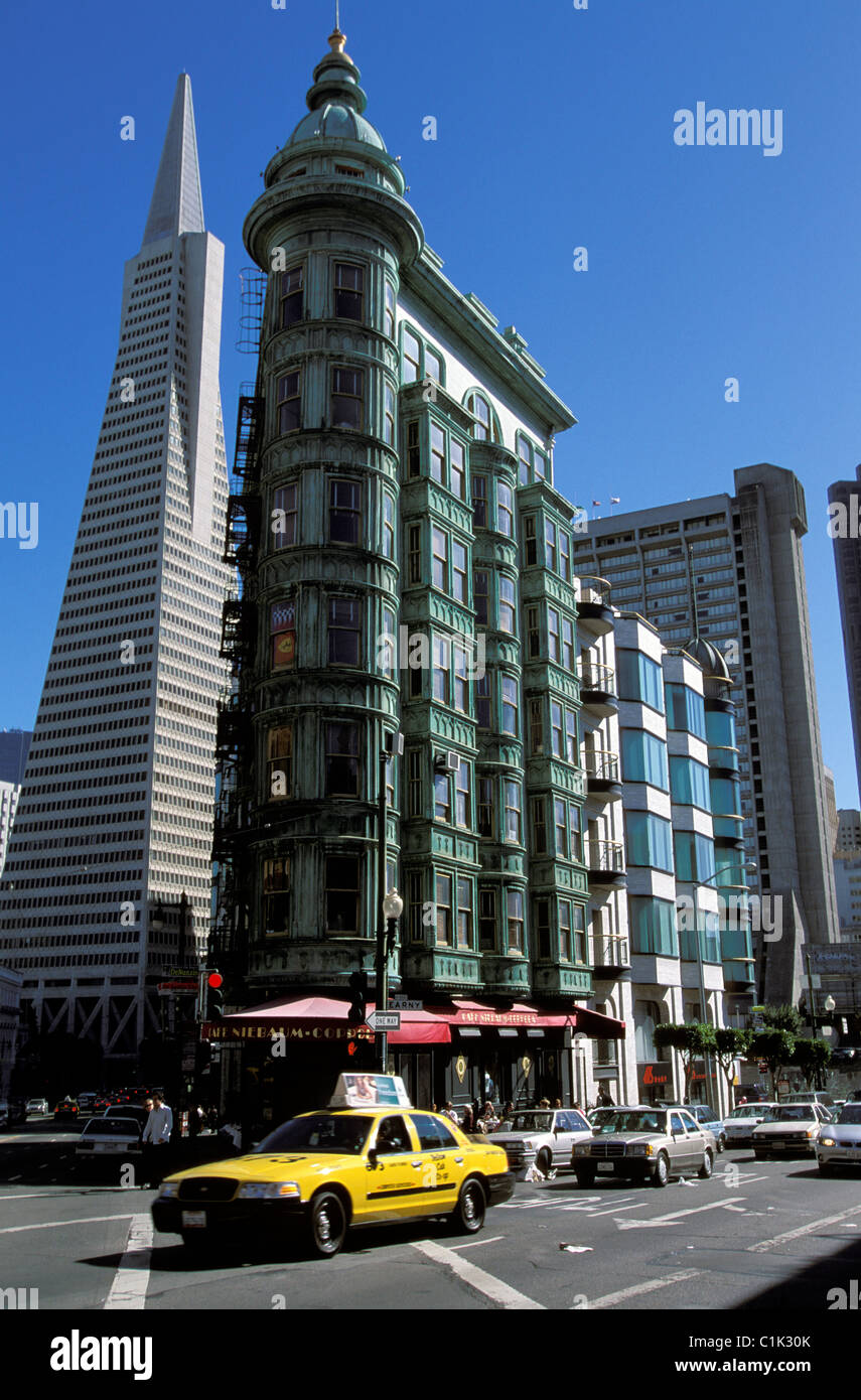 United States, California, San Francisco, Transamerica Pyramid Stock ...