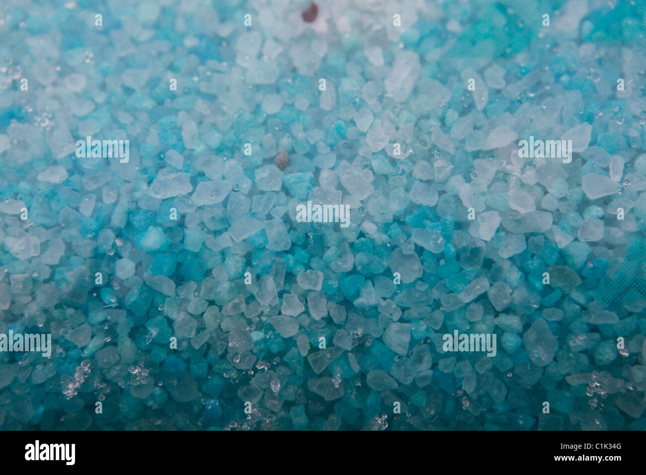 Ice melting salt. Scenes during the 2011 ice storm Stock Photo - Alamy