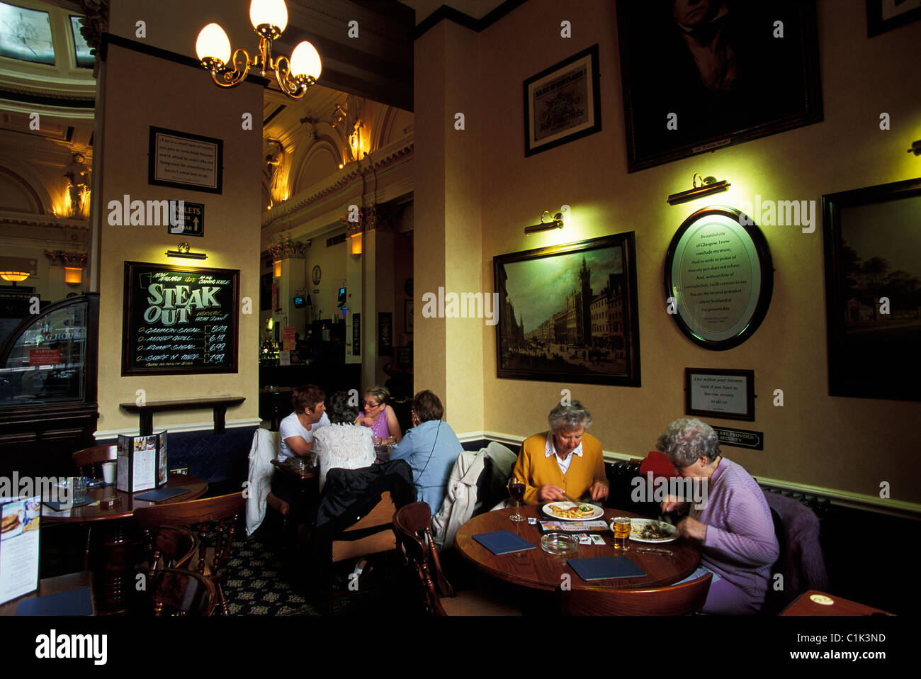 United Kingdom, Scotland, Glasgow, the Counting house pub Stock Photo ...
