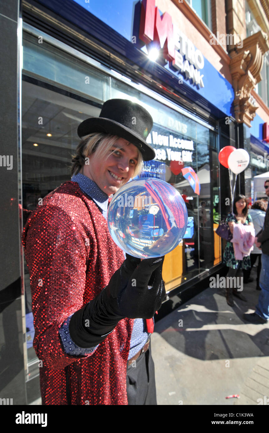 Metro Bank Tottenham Court Road opening ceremony fun banking banks bank ...
