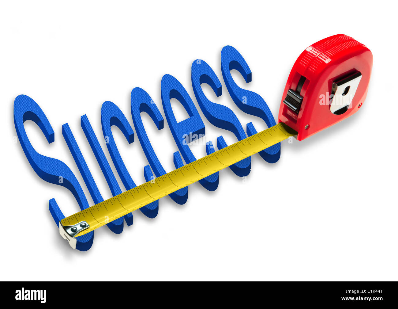 A graphic image depicting the measurement of success in business Stock ...
