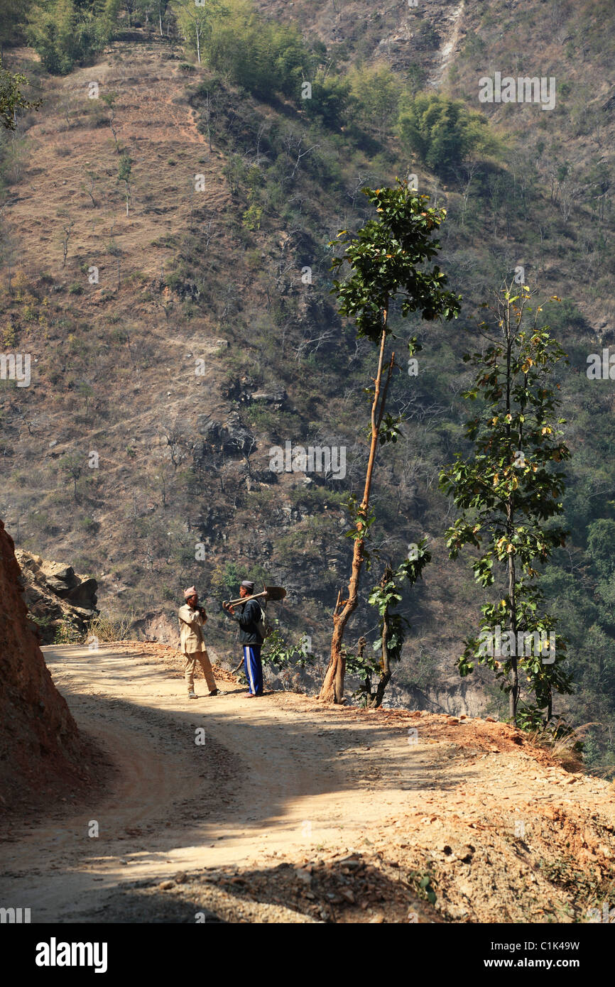 Nepali landscape Nepal Himalaya Stock Photo - Alamy