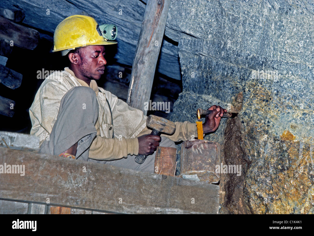 Underground miner hi-res stock photography and images - Alamy