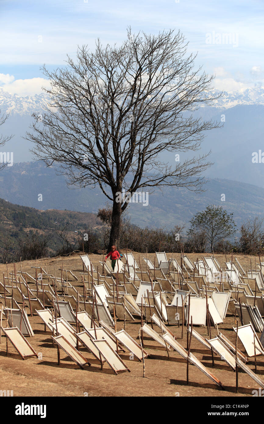 Nepali landscape Nepal Himalaya Stock Photo - Alamy