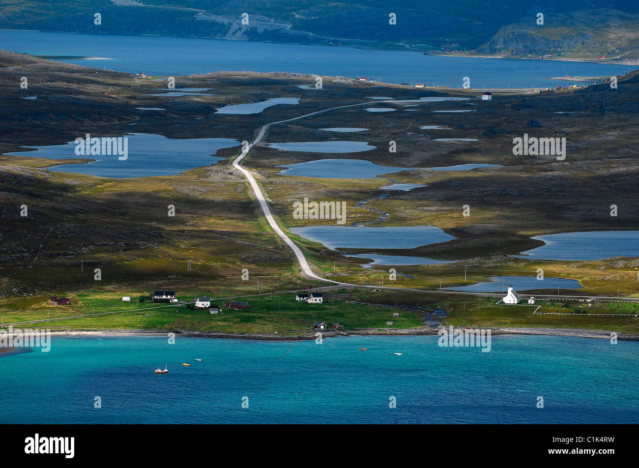 Norway, Lapland, Finnmark region, the coast around the North Cape ...
