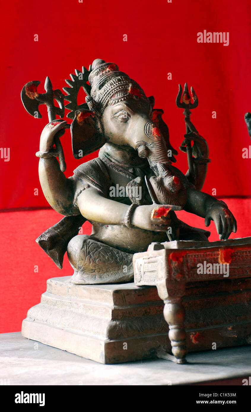 India, Tamil Nadu state, statue of Ganesh Stock Photo - Alamy