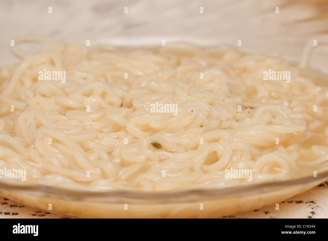 Boiled noodles ready to eat Stock Photo - Alamy