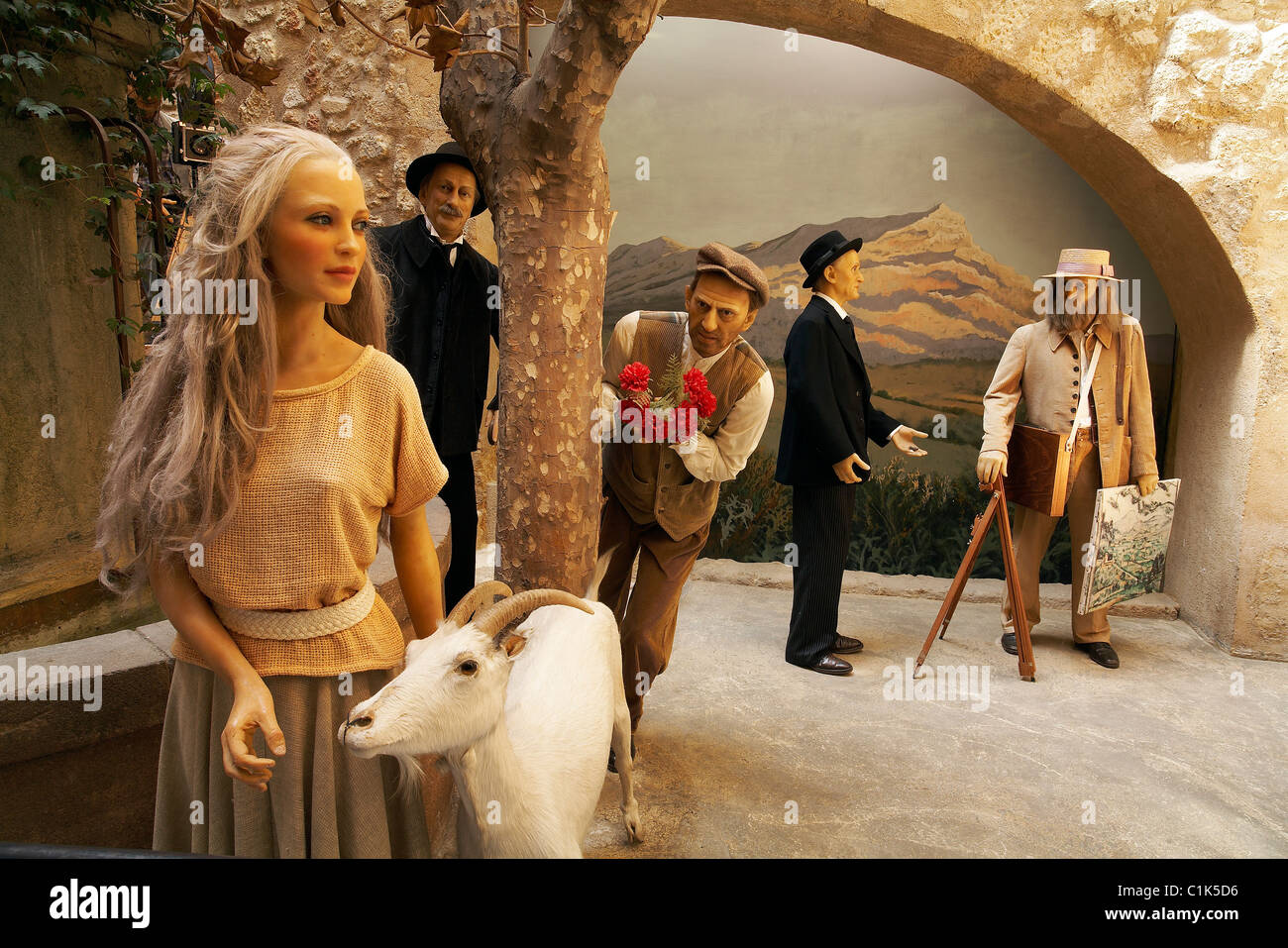 France, Bouches du Rhone, Salon de Provence, Musee Grevin (Wax Museum ...