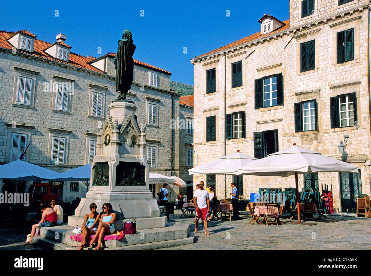 Croatia, Dalmatia, Dalmatian coast, Dubrovnik historical centre, listed ...