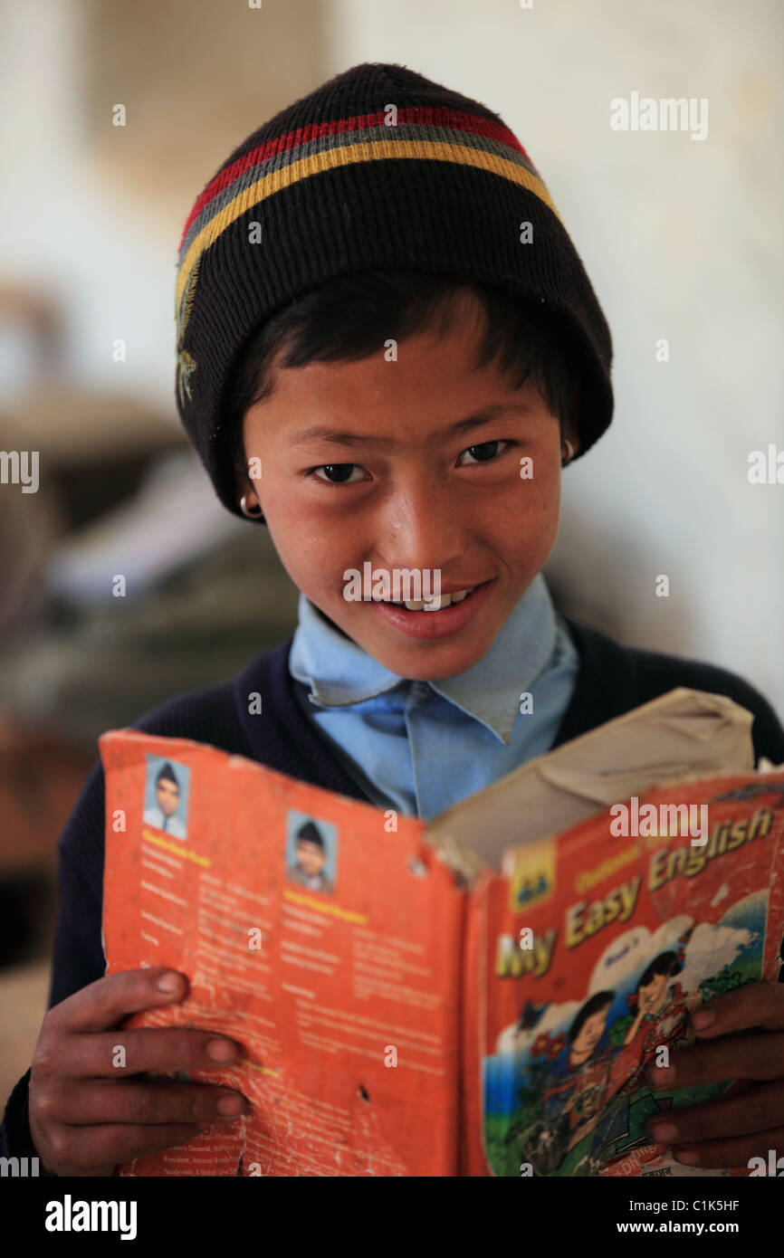Nepal school children hi-res stock photography and images - Alamy