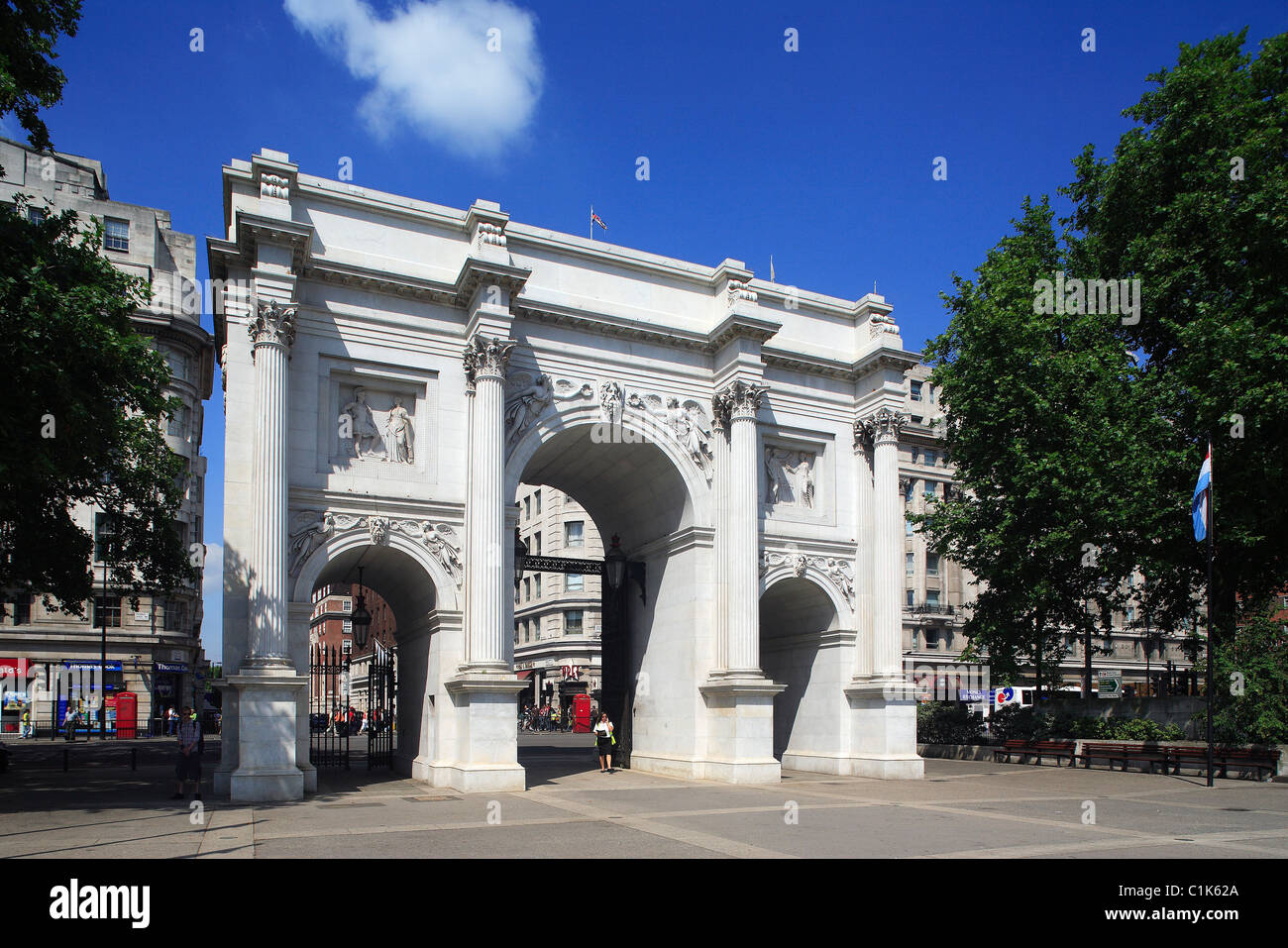 United Kingdom, London, Marble Arch Stock Photo - Alamy