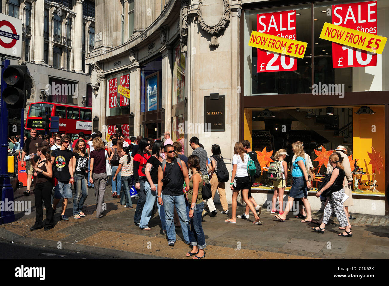 United Kingdom, London, Oxford Circus Square Stock Photo - Alamy