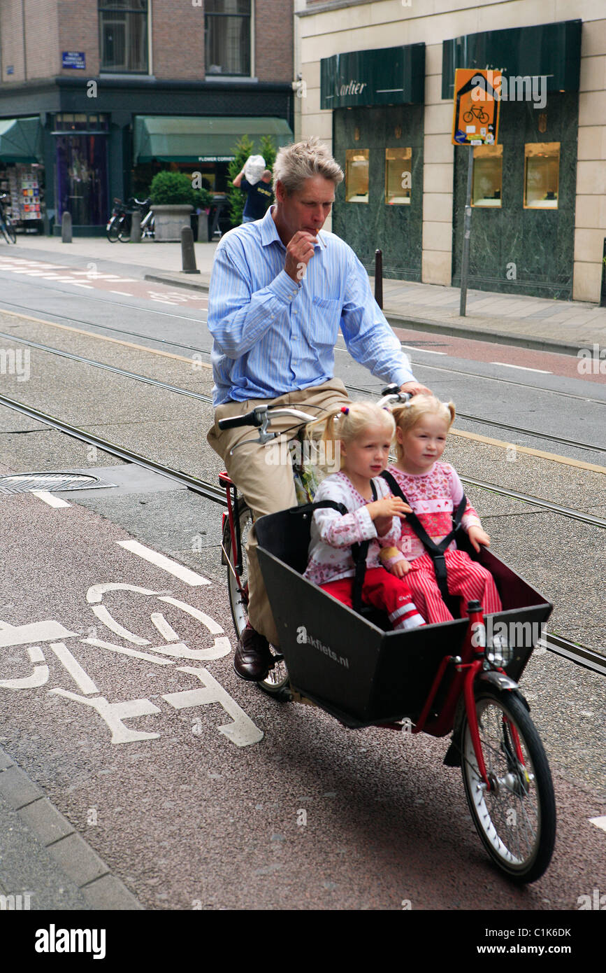 Netherlands, Amsterdam, cyclist Stock Photo - Alamy