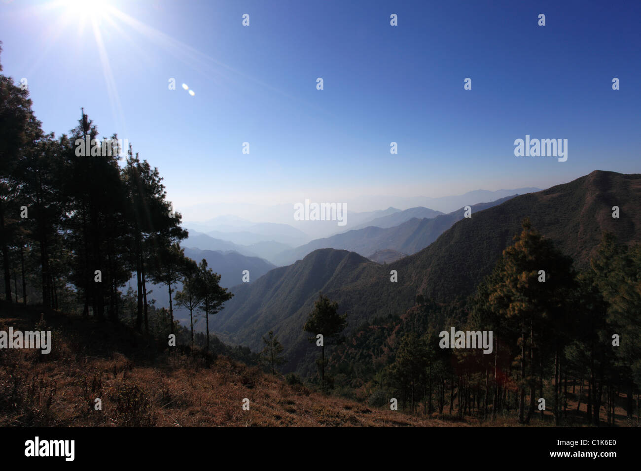 Nepali landscape Nepal Himalaya Stock Photo - Alamy