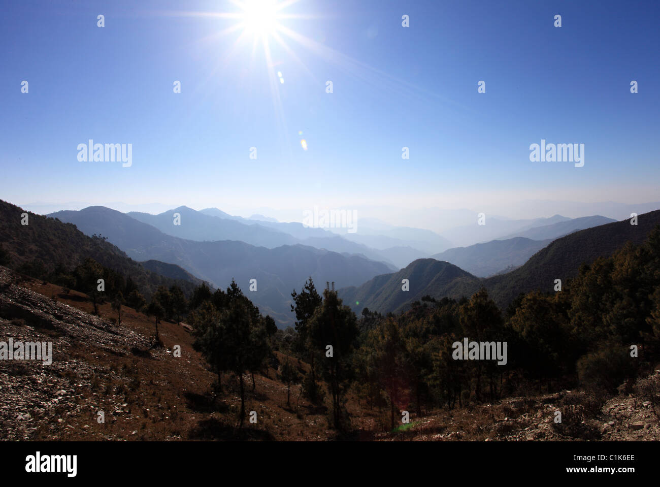 Nepali landscape Nepal Himalaya Stock Photo - Alamy