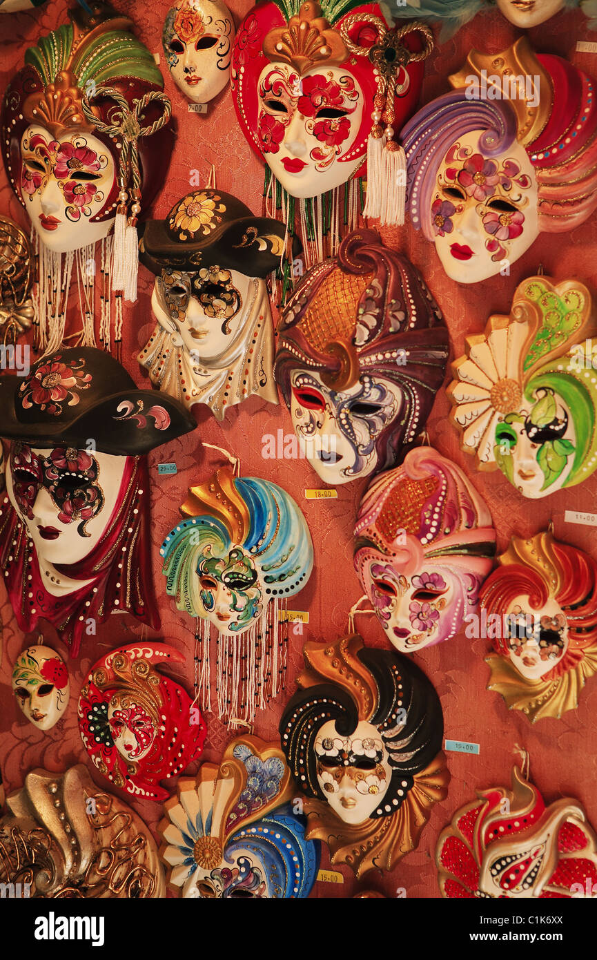 Italy, Venice, carnival masks Stock Photo - Alamy