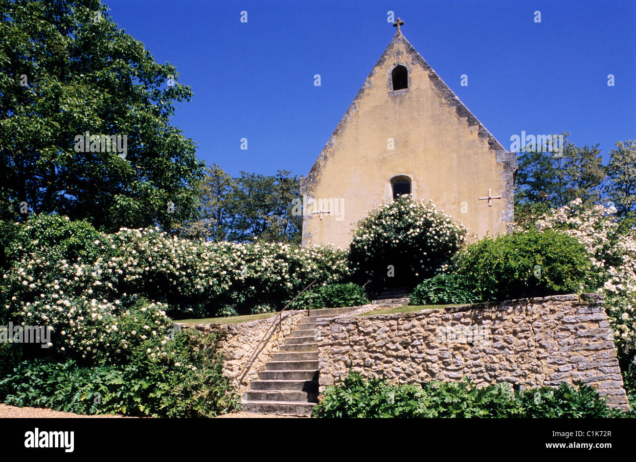 France, Orne, Perche region, Ige, Bray Manor, chapel of the 15th ...