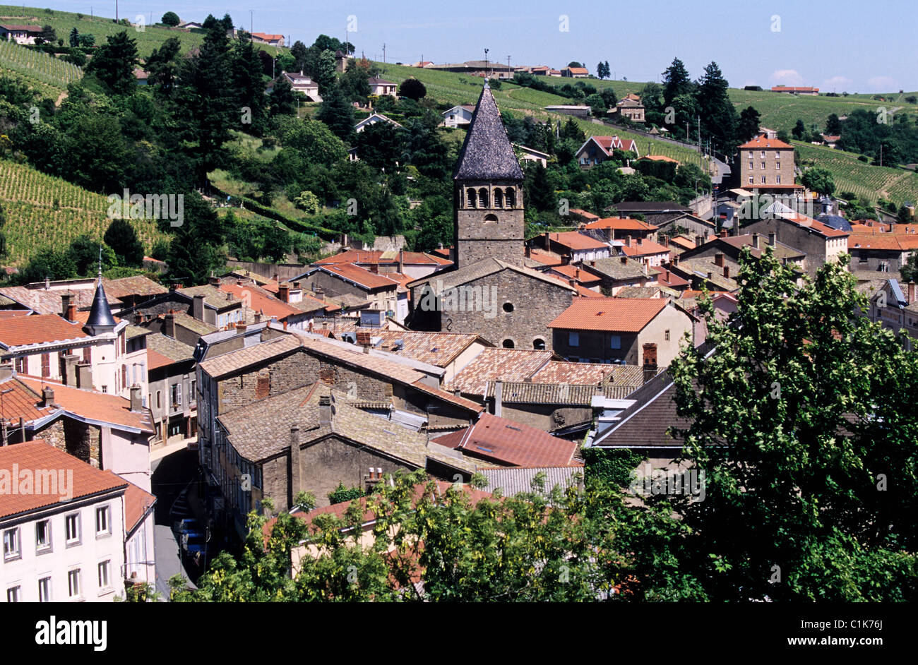 France, Rhone, Beaujolais region, Beaujeu Stock Photo - Alamy