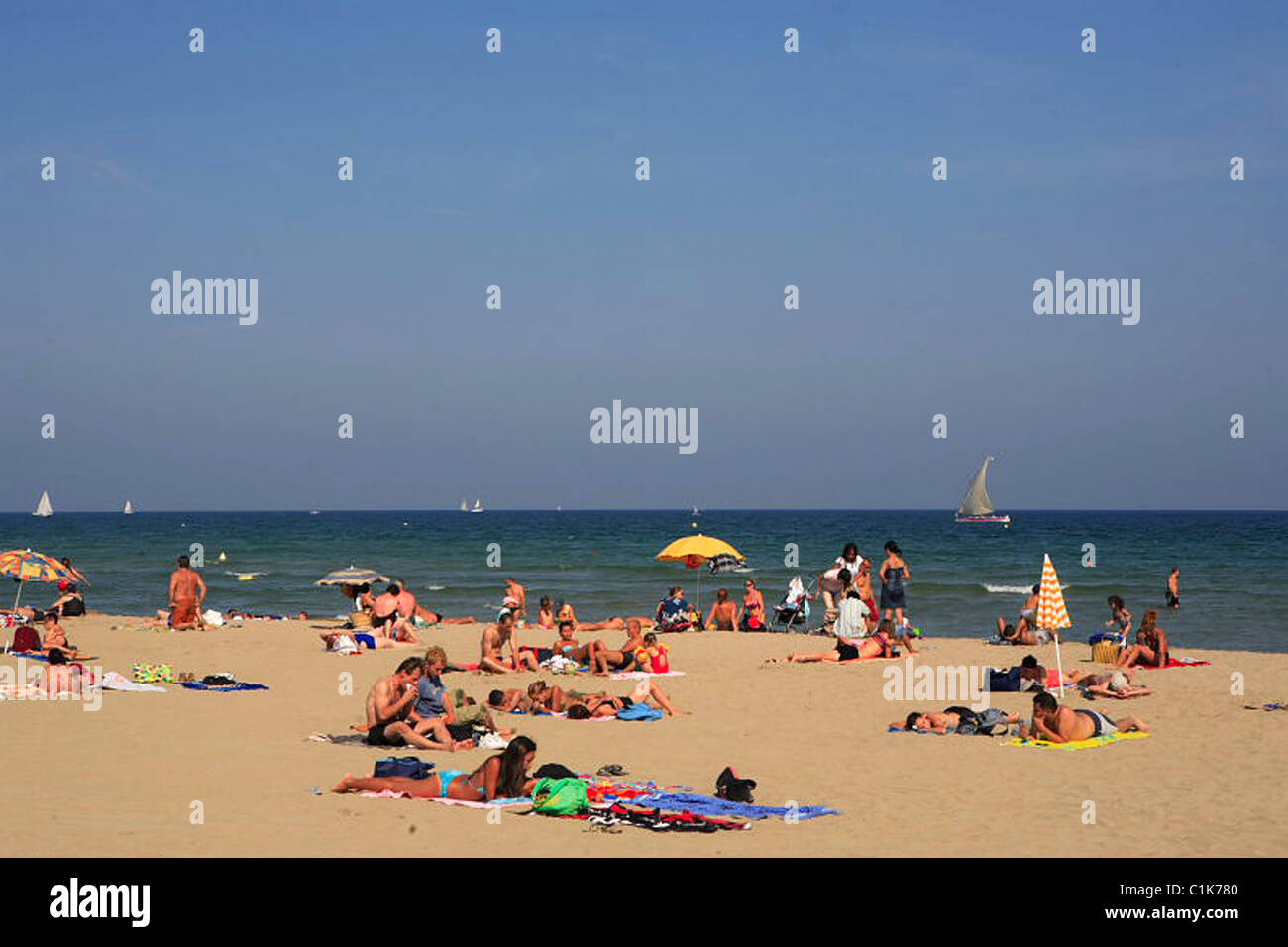 Canet plage beach hi-res stock photography and images - Alamy