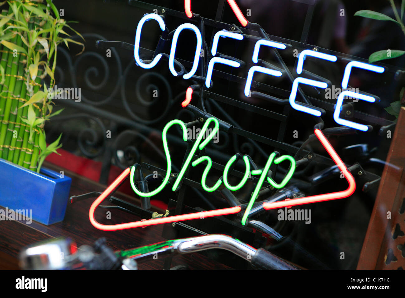 Netherlands, Amsterdam, coffee shop Stock Photo - Alamy