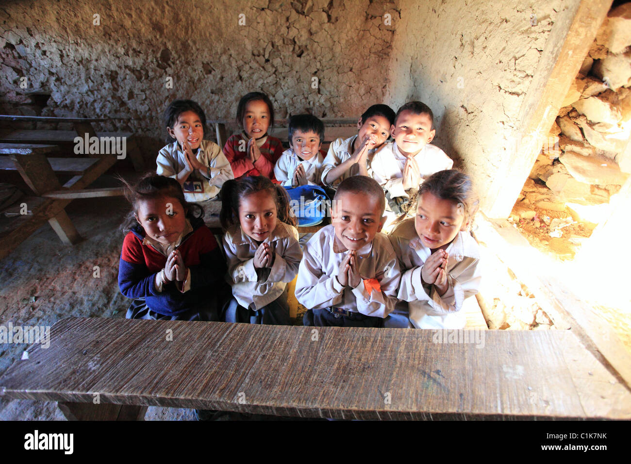 Nepali elementary school hi-res stock photography and images - Alamy