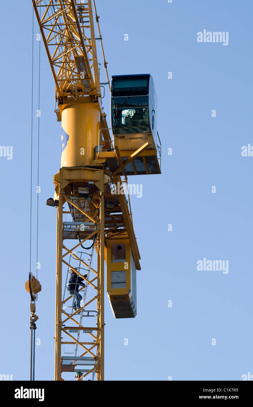 Cranedriver in Crane Stock Photo - Alamy